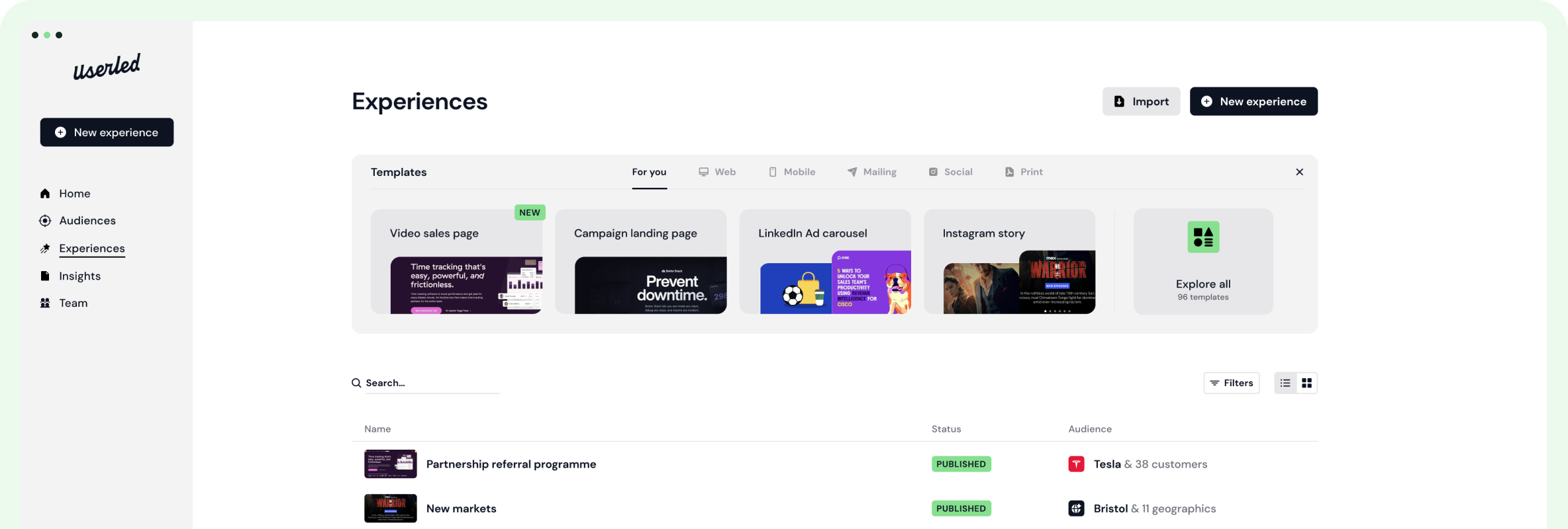 Userled - The 1st Multi-Channel ABM Platform